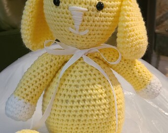 Yellow Plush Bunny | Etsy