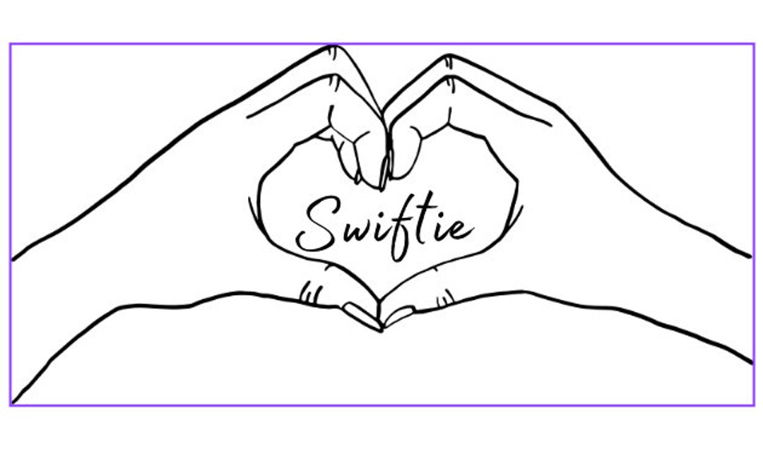 Swiftie Heart Hands PNG & SVG Digital Download - Etsy UK