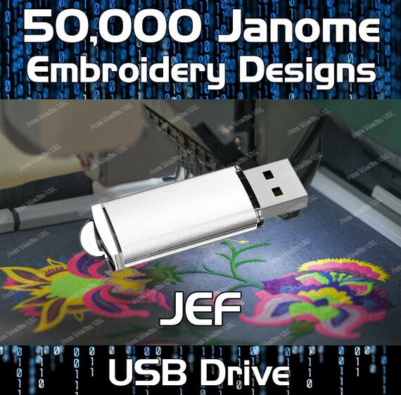 50k JEF Embroidery Designs | Etsy
