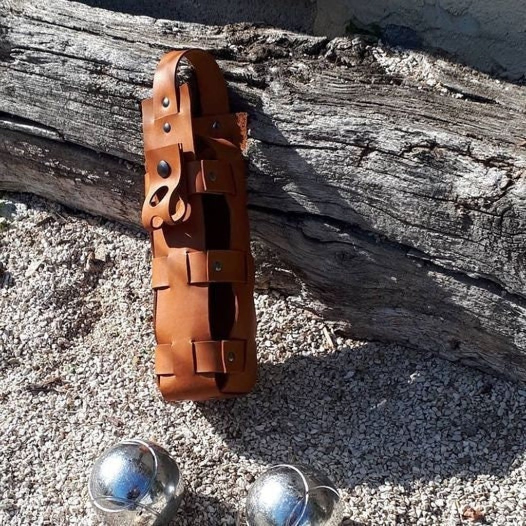 Camel Leather Case for Petanque Balls - Etsy