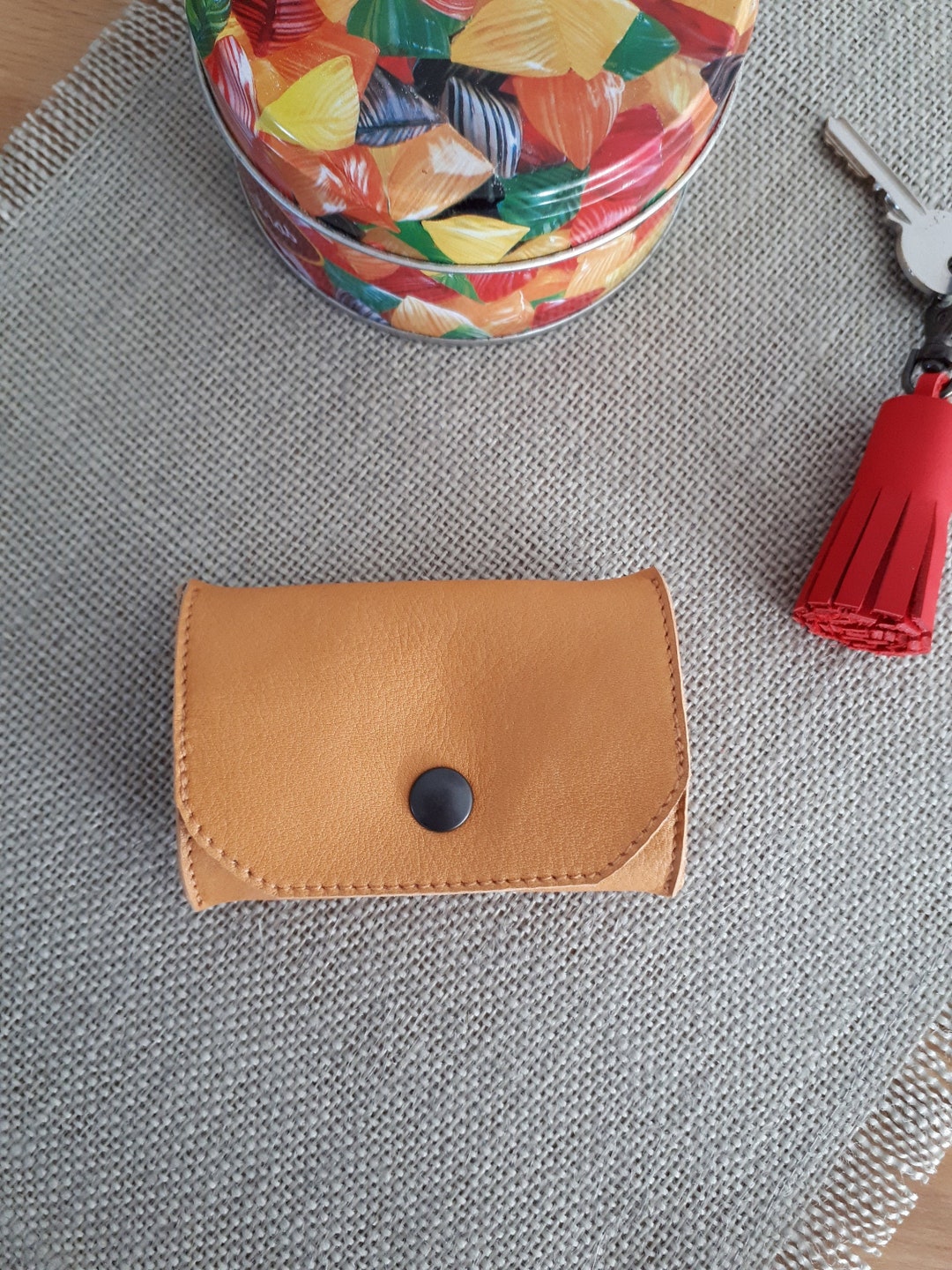 Camel Leather Purse - Etsy