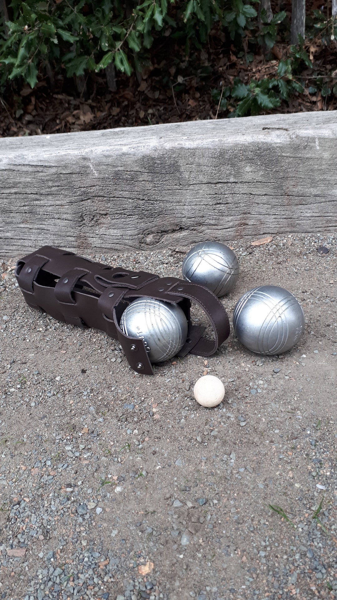 Case for Pétanque Boules in Brown Leather - Etsy