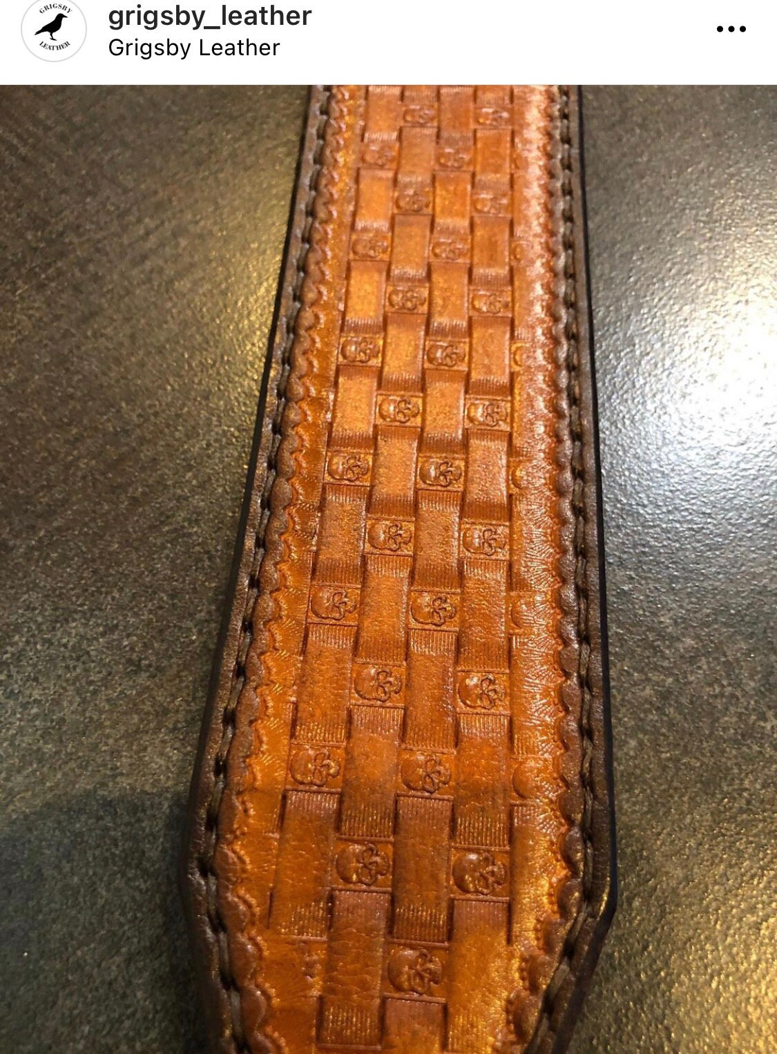 Custom Made Leather Sling. Hand Made (cut, Dyed, Stitched) - Etsy