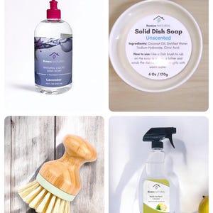 Kitchen Starter Bundle| Dish Starter Kit| Natural Dish Bundle| Organic ...