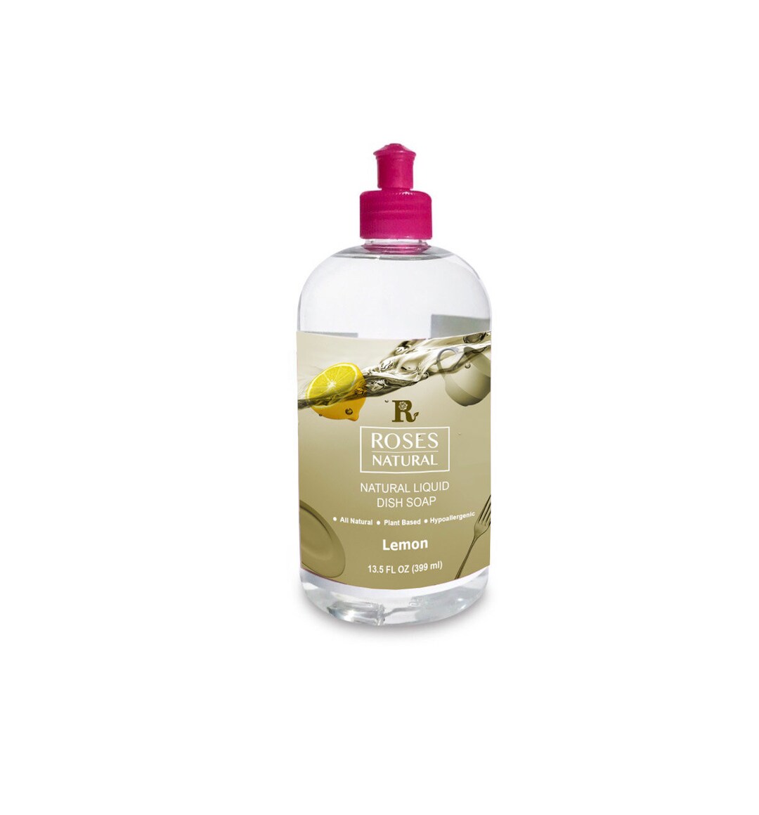 Lemon Dish Soap, Pure Natural Dish Soap, Organic Home Cleaner, Vegan ...