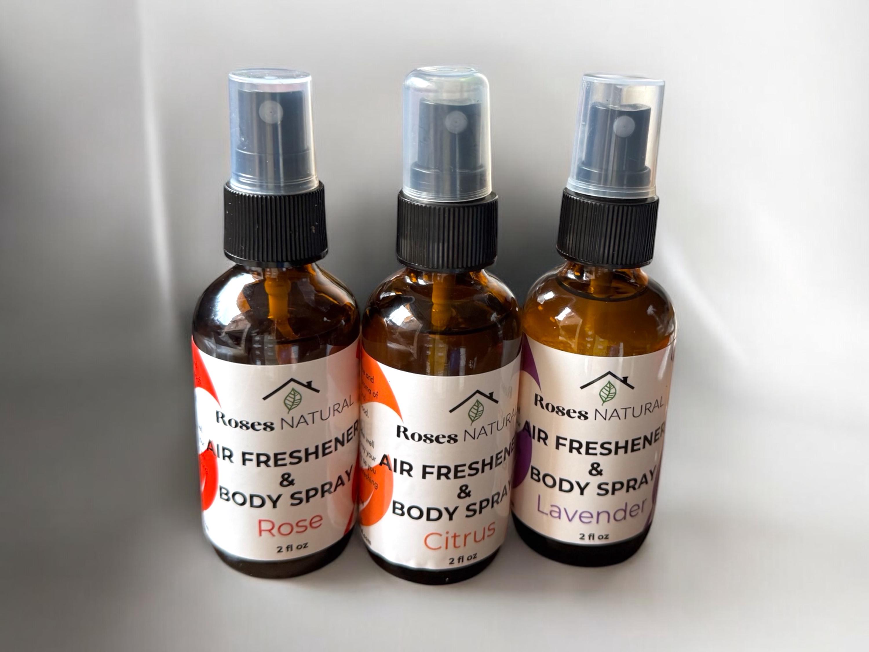 Natural Air Freshener & Body Spray - 2 Fl Oz Each - Etsy