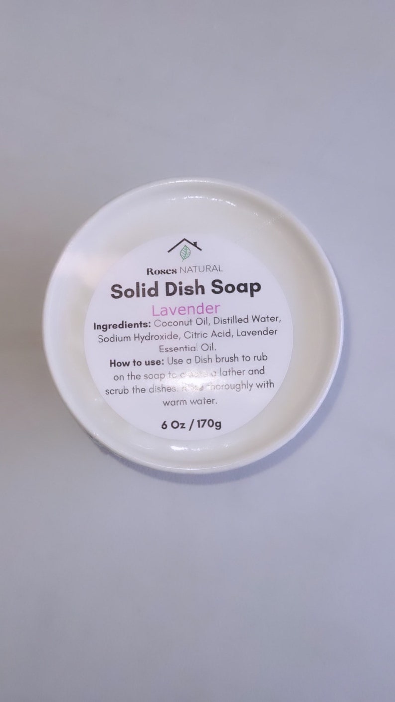 Solid Dish Soap| Dish Soap Bar| Natural Dish Soap| Eco-friendly Soap| Zero Waste Dish Soap| Soap ...