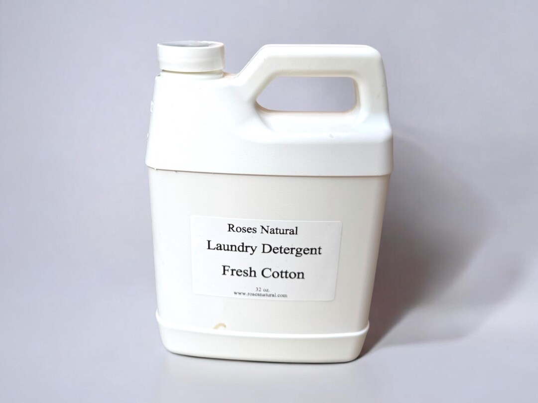 Fresh Cotton Laundry Detergent: Natural Plant-based HE Soap - Etsy