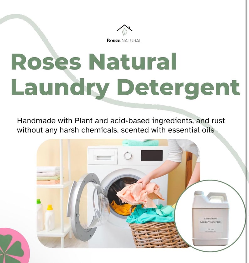 Patchouli Scented Natural Laundry Detergent - 32 Oz - Etsy