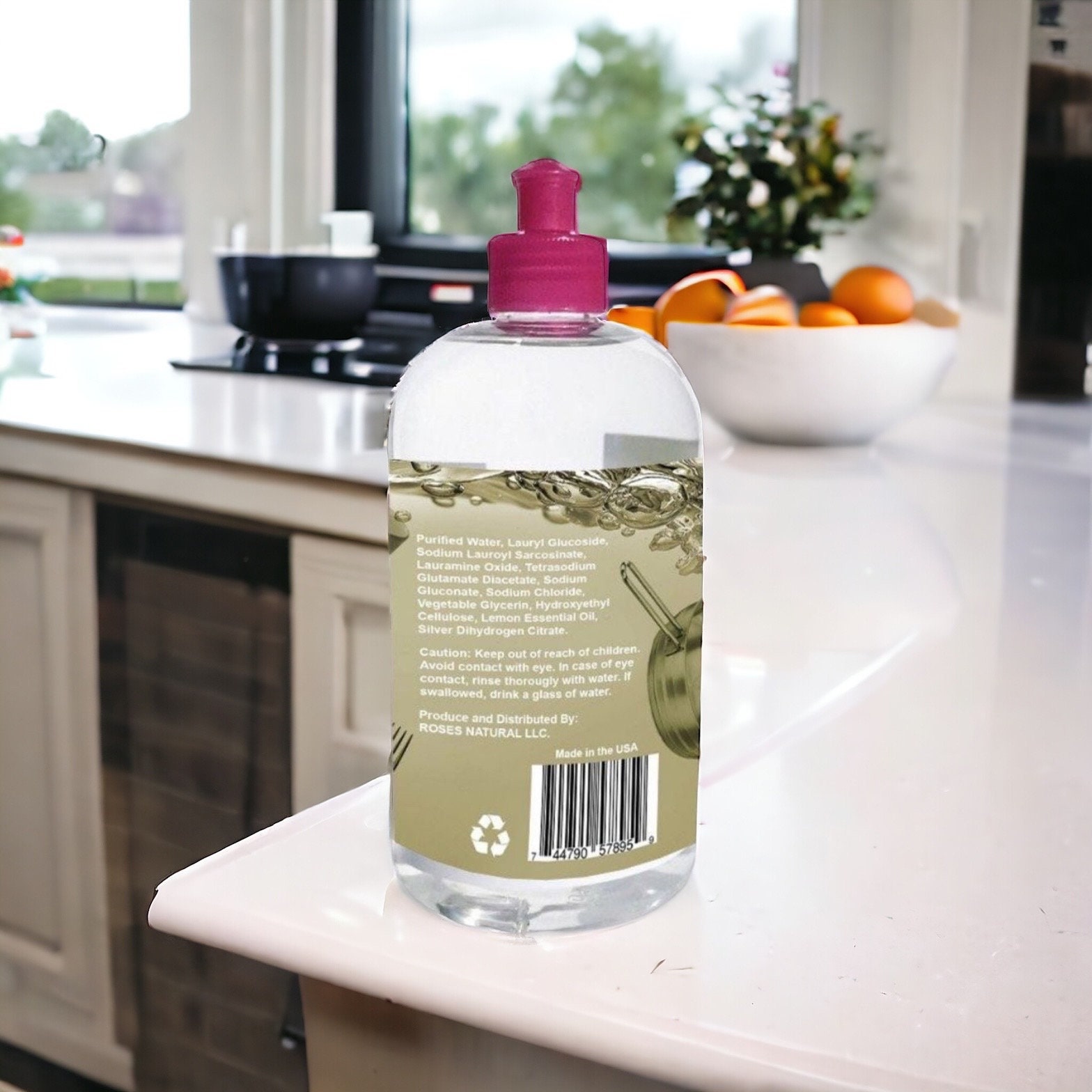 Lemon Dish Soap, Pure Natural Dish Soap, Organic Home Cleaner, Vegan ...