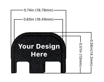 Glock Slide Cover Plate - Etsy