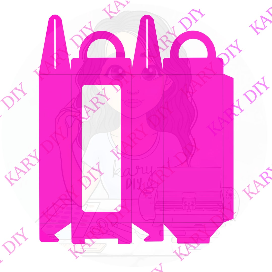 BOX Template SVG - Digital Download, Gift Box, Box Favor, Tall Box ...