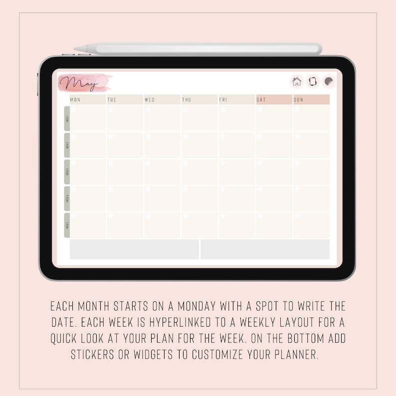 Digital Teacher Dashboard, Digital Teacher Planner, - Etsy
