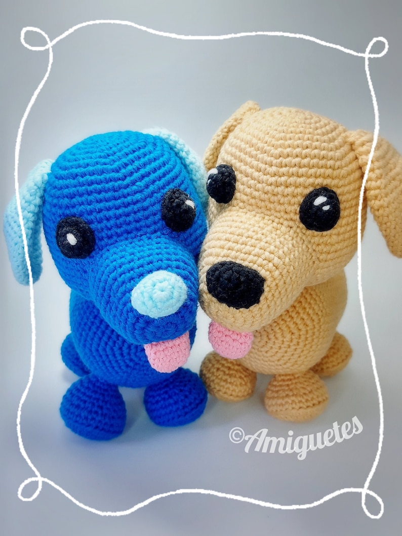 Dog Adopt me Roblox Amigurumi Pattern Español/English - Etsy España
