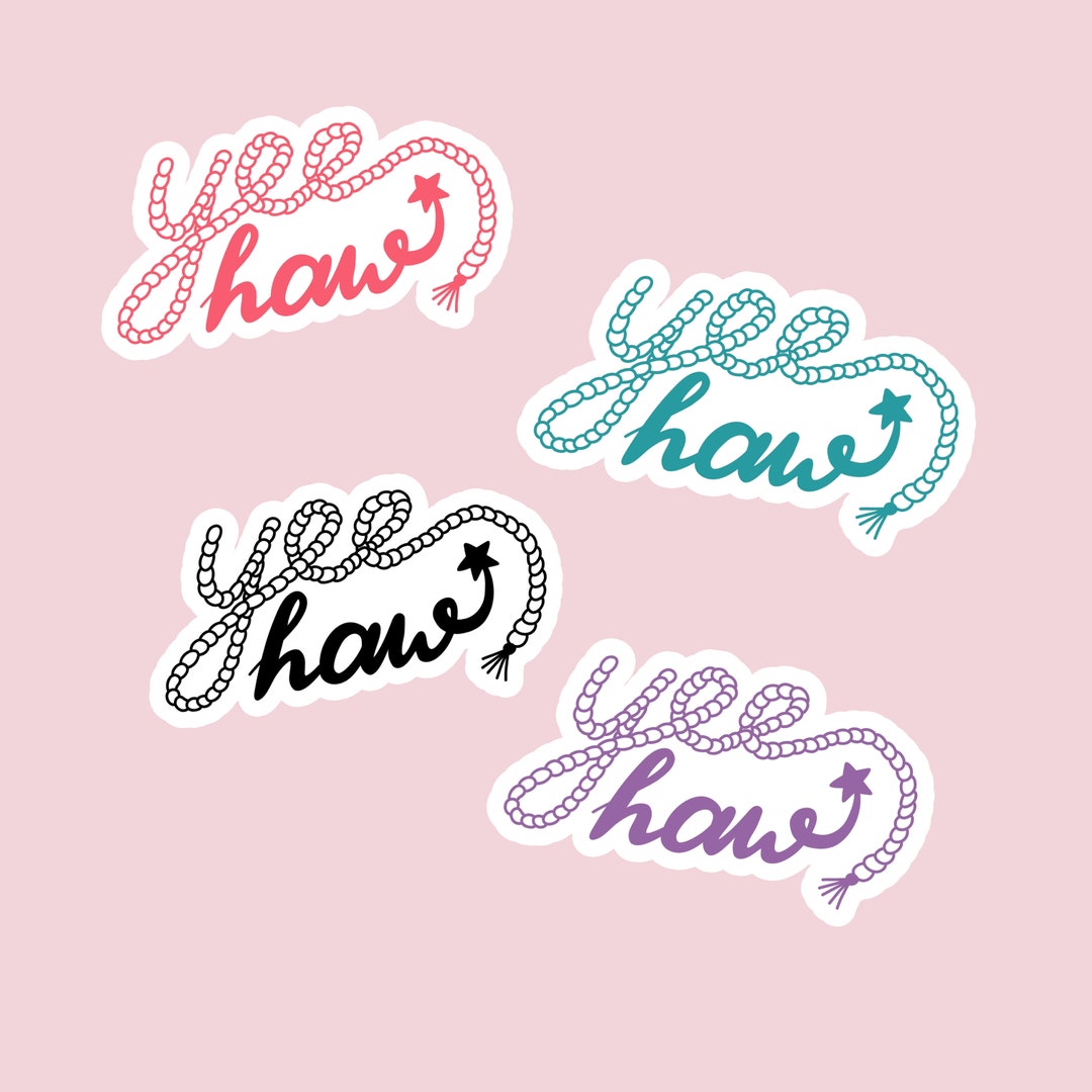 Yee Haw Sticker, Small Town Romance, Cowboy Romance, Bookish Sticker ...