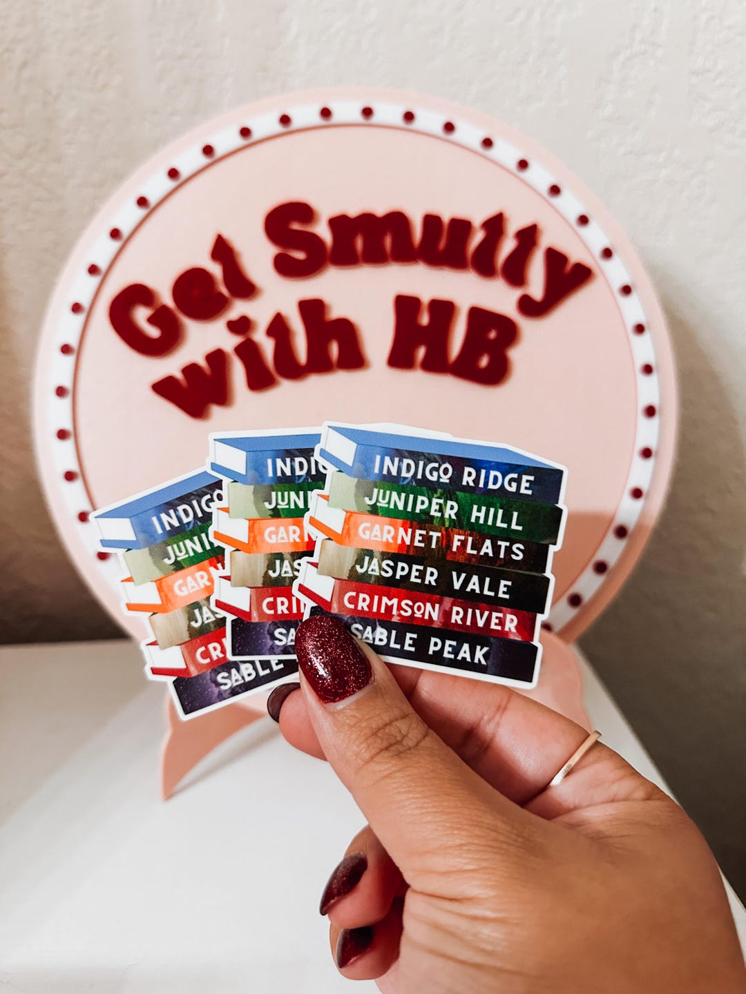 The Edens Book Stack, Devney Perry, Book Stack Sticker, Indigo Ridge ...