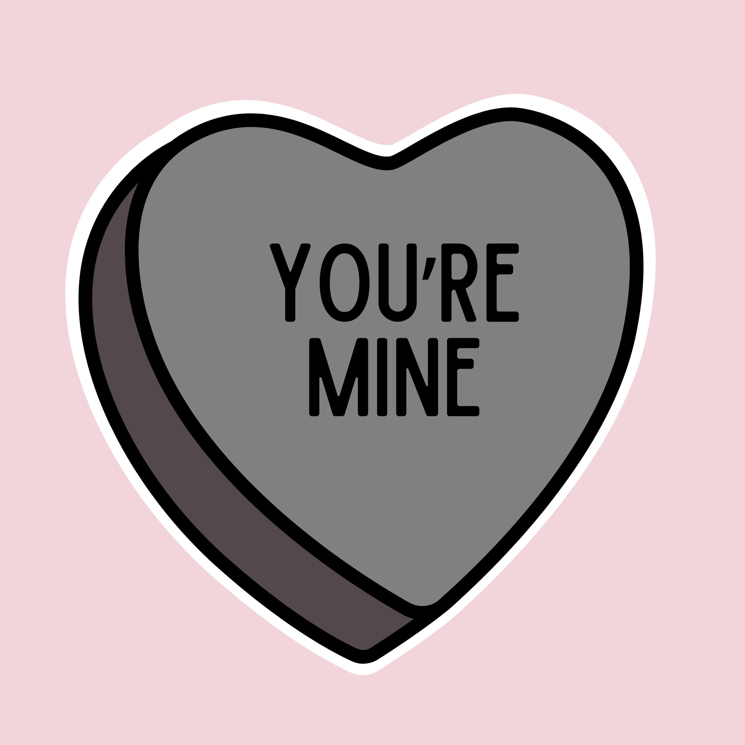 Customized Candy Heart Stickers, Romance Book, Enemies to Lovers, Good ...