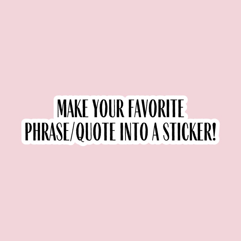 Quote Stickers - Etsy