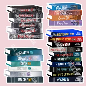PREMADE Book Stacks Sticker, Favorite Books Sticker, Favorite Reads ...
