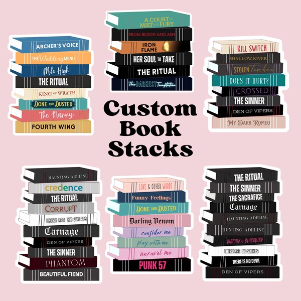 Booktok Stickers - Etsy