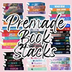 PREMADE Book Stacks Sticker, Favorite Books Sticker, Favorite Reads ...