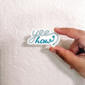 Yee Haw Sticker, Small Town Romance, Cowboy Romance, Bookish Sticker ...