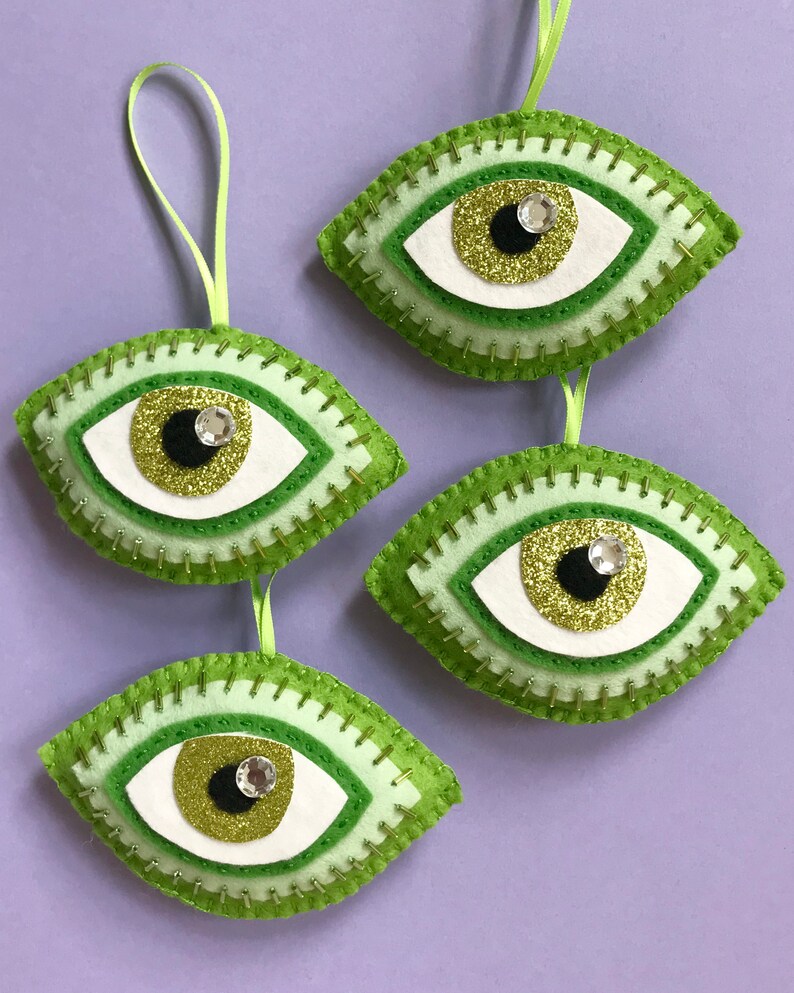Felt Eye Decoration - Etsy