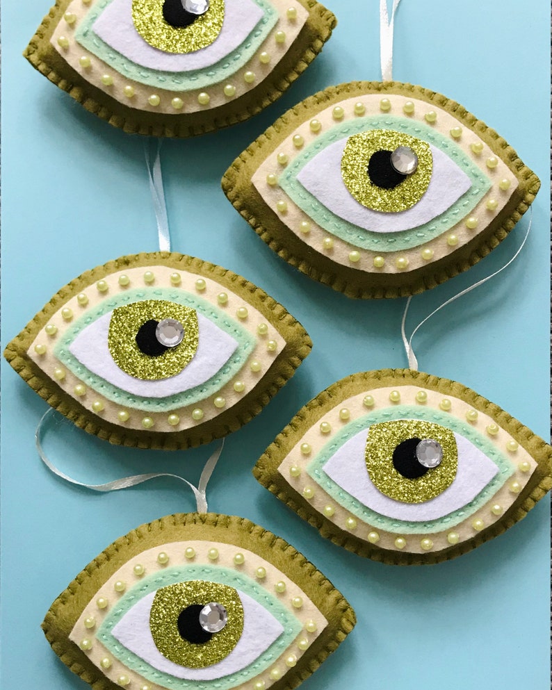 Felt Eye Decoration - Etsy