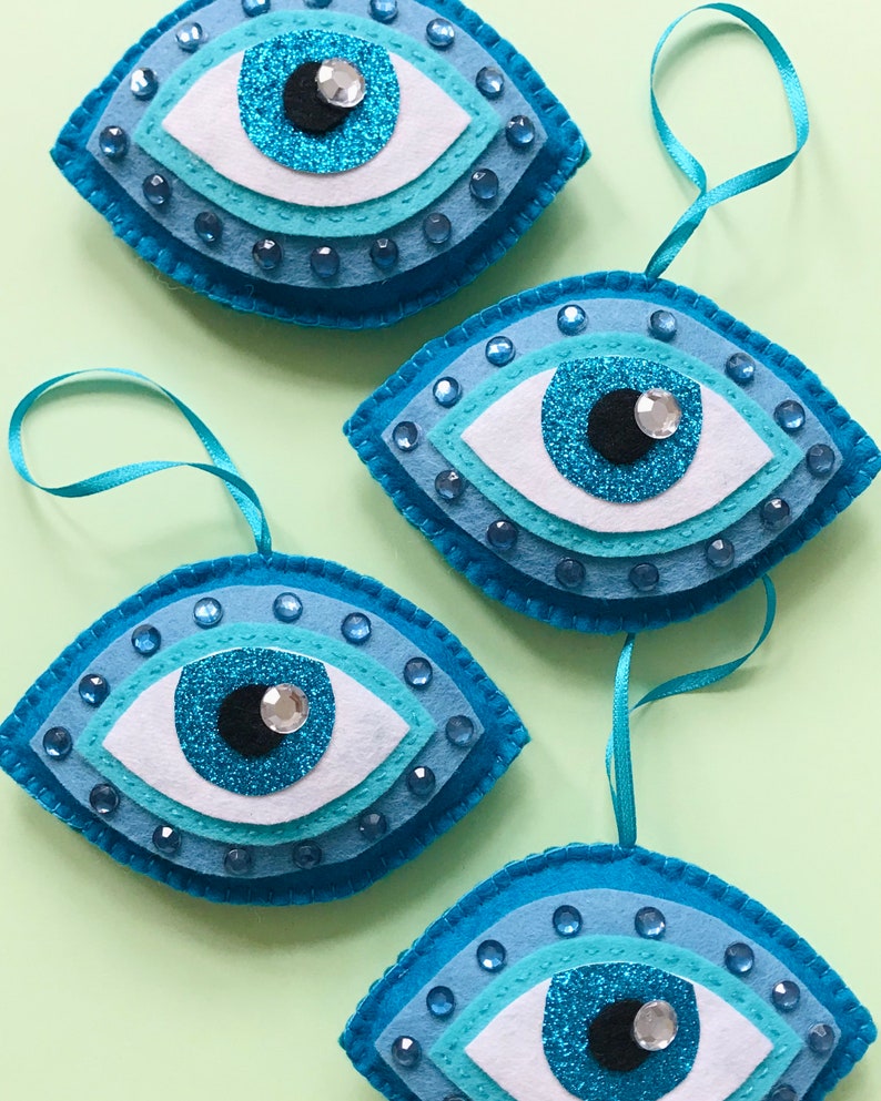 Felt Eye Decoration - Etsy