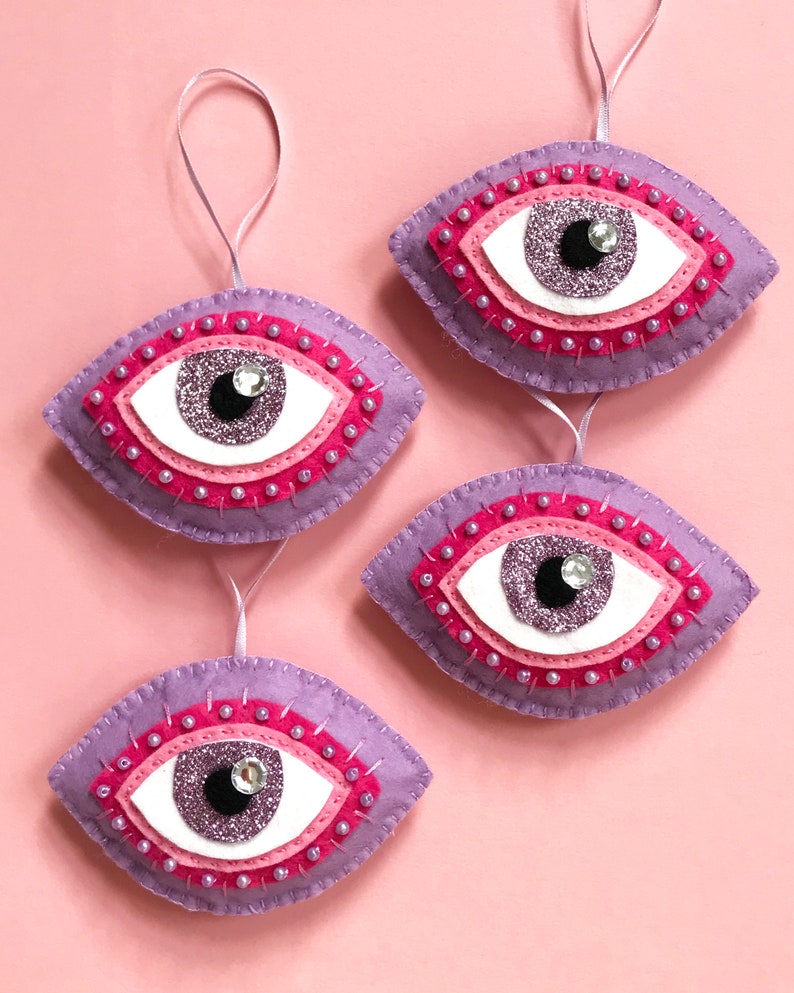 Felt Eye Decoration - Etsy