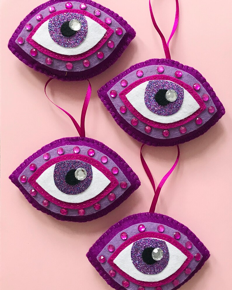 Felt Eye Decoration - Etsy