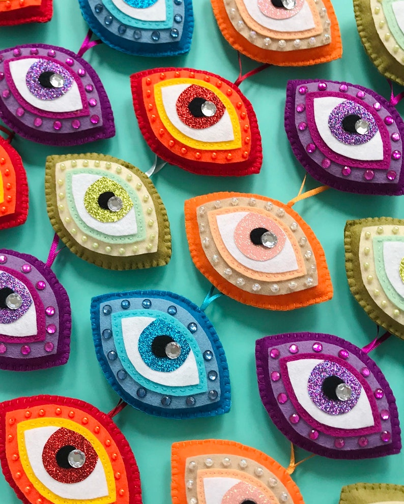 Felt Eye Decoration - Etsy