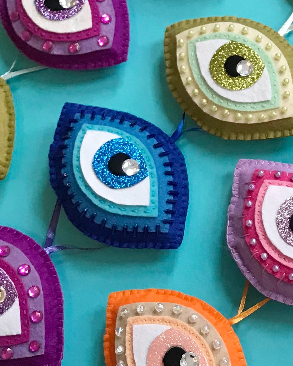 Felt Eye Decoration - Etsy
