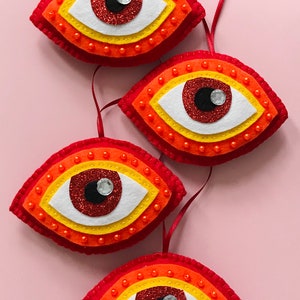 Felt Eye Decoration - Etsy
