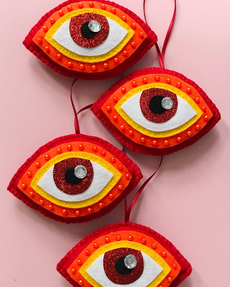 Felt Eye Decoration - Etsy