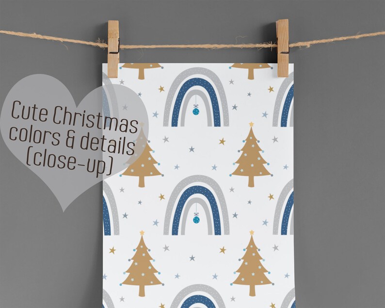 Christmas Digital Paper Festive Season Christmas Colors Cute Christmas ...