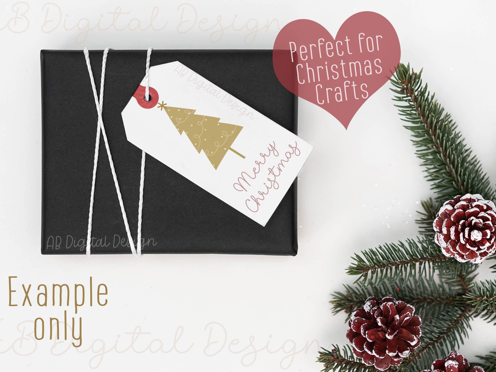 Modern Christmas Tree Clipart Bundle | Cute Pink Boho Christmas Tree ...