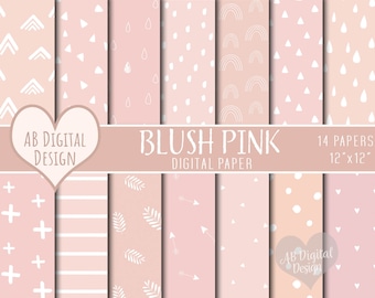 Digital Paper Baby | Etsy
