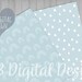 Baby Blue Digital Paper | Baby Boy, Baby Shower | Boho, Rainbows ...
