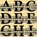 Custom Monogram Swirl Letters - Etsy