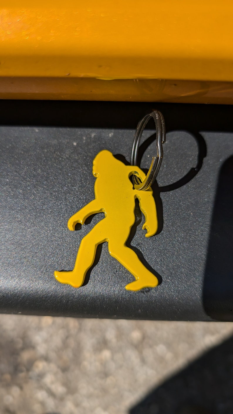 Sasquatch Keychain, Take the Legend of Bigfoot With You. - Etsy