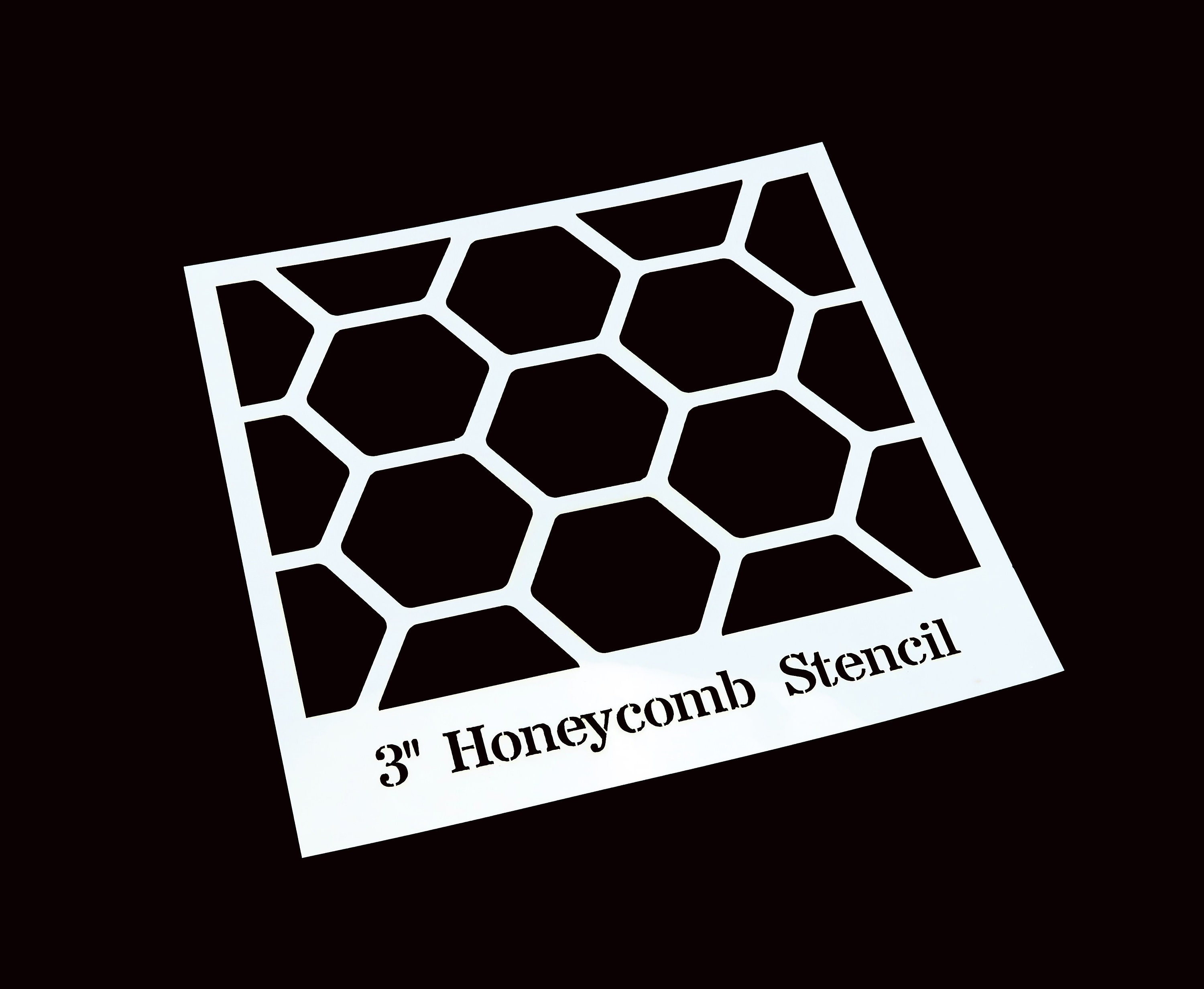3 in Honeycomb Stencil | Etsy