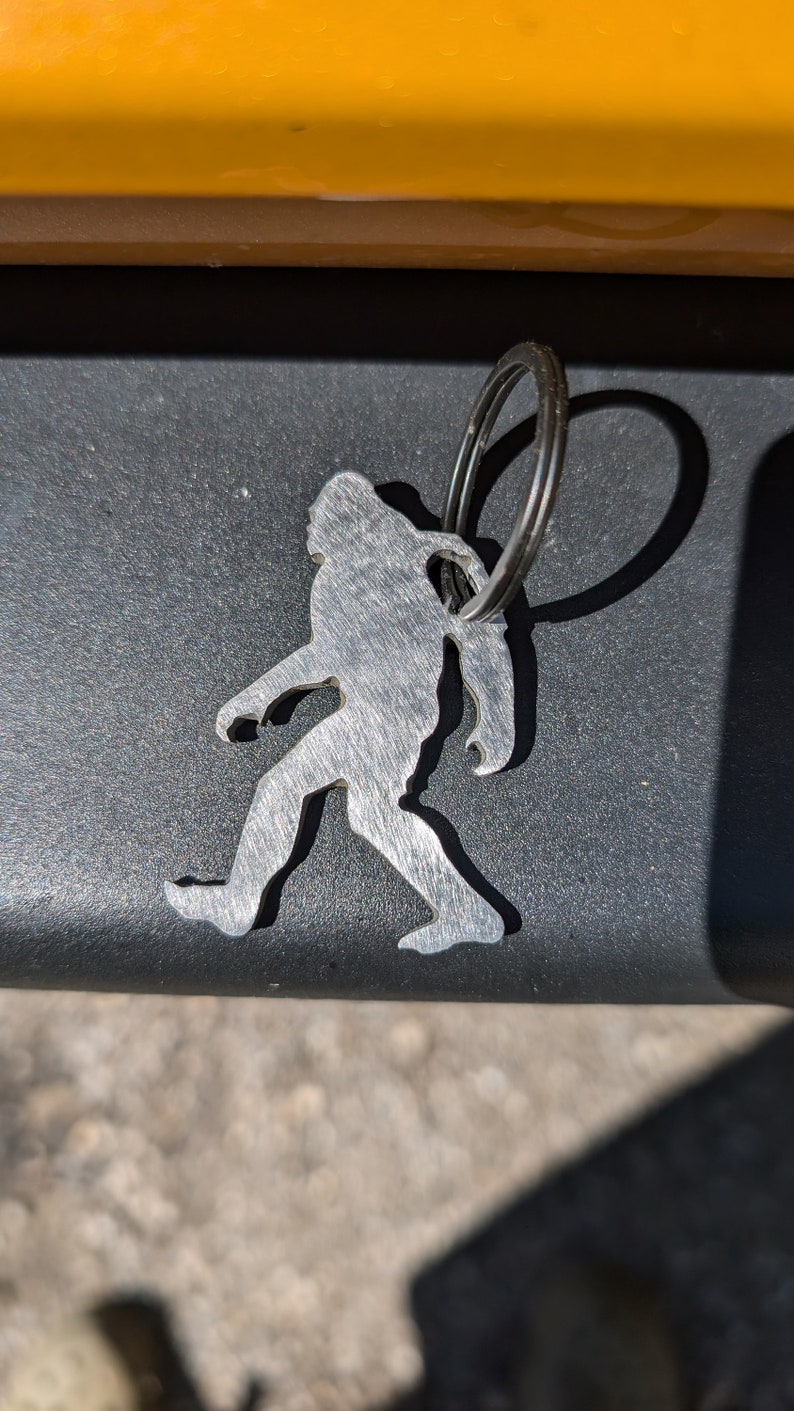 Sasquatch Keychain, Take the Legend of Bigfoot With You. - Etsy