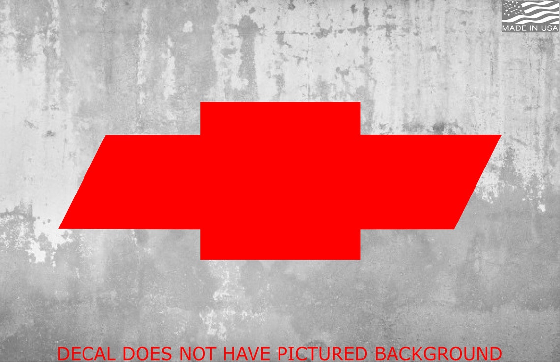 Chevy Bowtie Chevrolet Vinyl Decal Sticker | Etsy