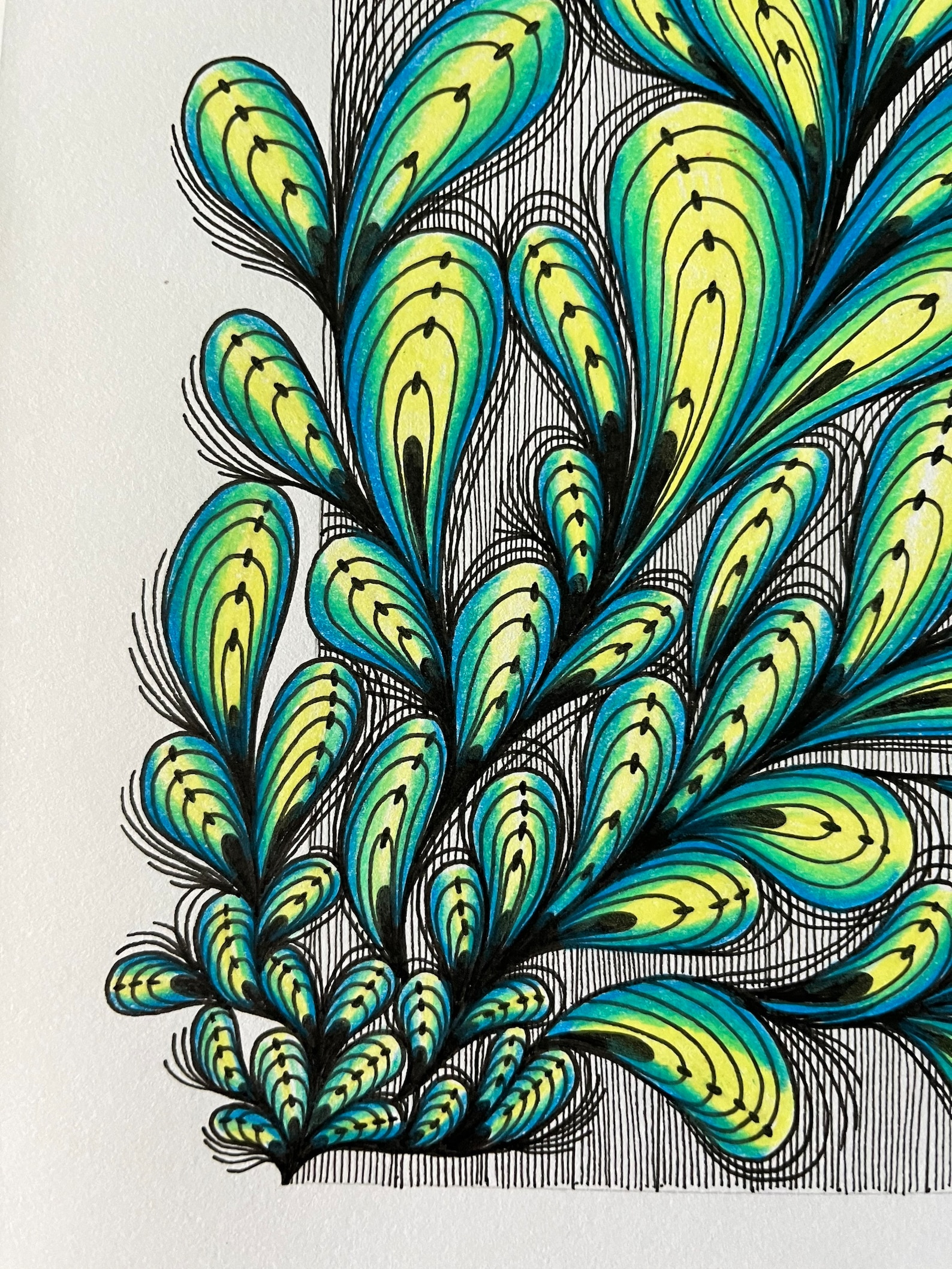 Zentangle Art / Tangle Art / Doodle Art / Wall Art / Wall Decor / Fine ...