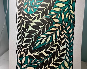 Zentangle Art/ Zentangle Inspired Wall Art / Doodle Art / Fine Line Art ...