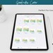 Digital Notebook Cover Green-gold Watercolor for iPad Goodnotes or ...