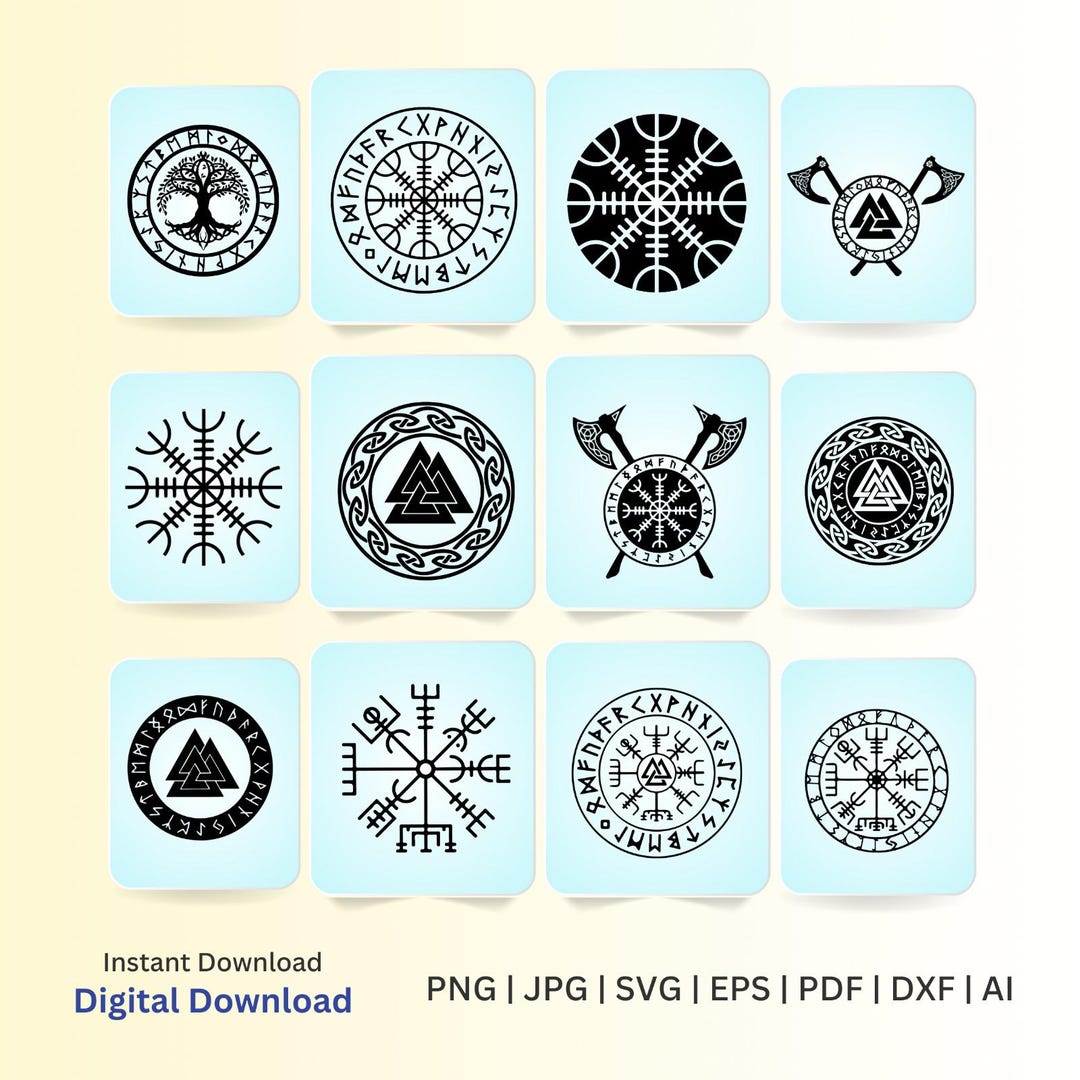 Celtic Viking Compass Download Svg, Dxf, ,esp, , Png Format Instant ...