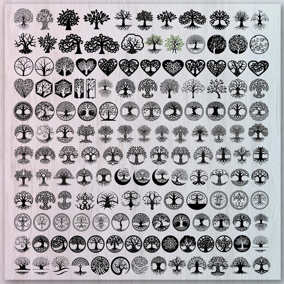 Tree of Life Digital Download Svg, Dxf, Cdr,esp, AI, Png Format Instant ...