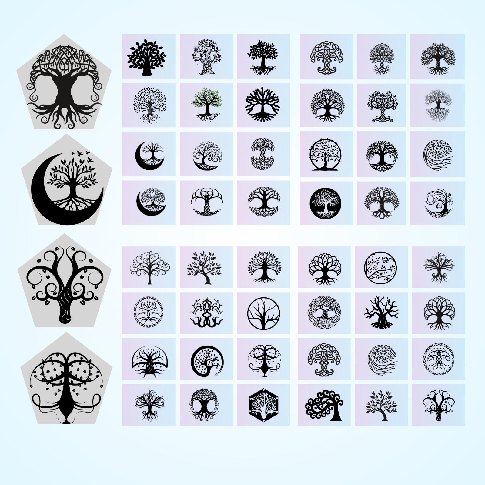 Tree of Life Digital Download Svg, Dxf, Cdr,esp, AI, Png Format Instant ...